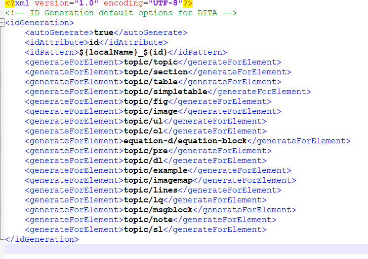 How to automatically generate ID's for elements in oXygen XML Editor ... How to automatically generate ID's for elements in oXygen XML Editor ...